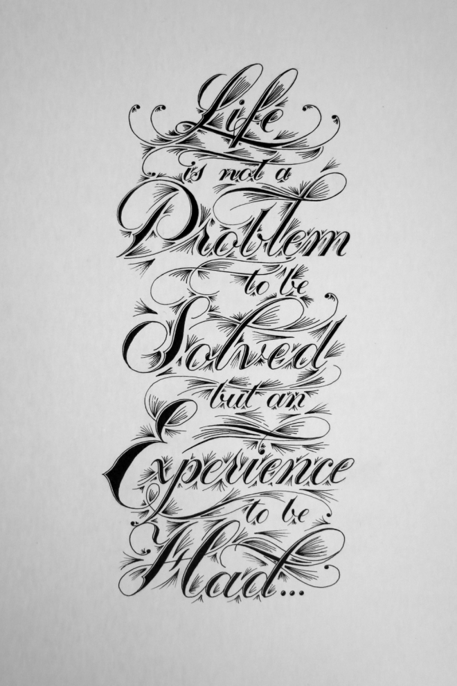 Life is not a Problem to be Solved but an Experience to be Had | Jack ...