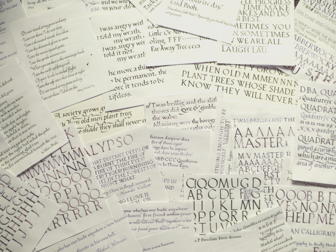 What it means to learn calligraphy. | Jack Standbridge